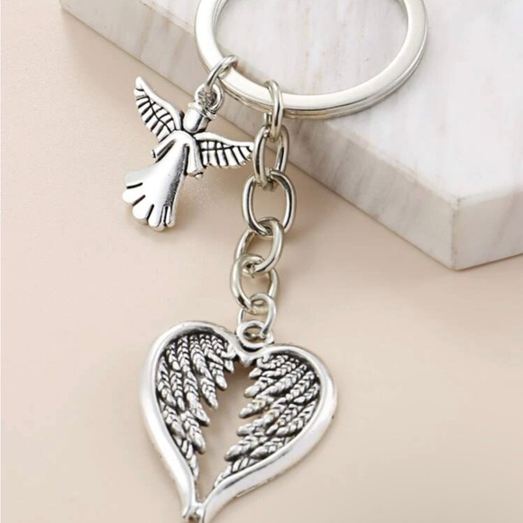 Accessories | Nwt 1pc Angel Wings Keychain | Poshmark